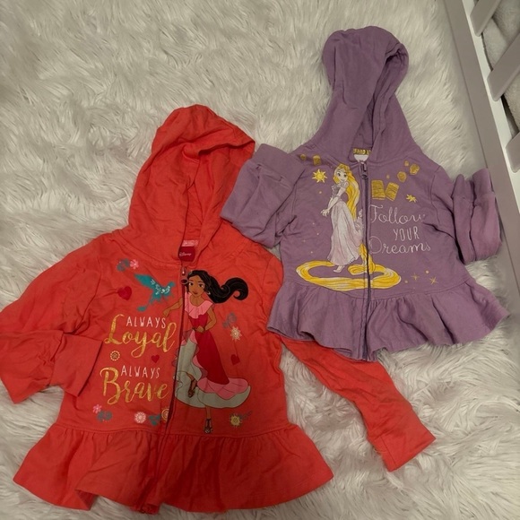 Disney | Jackets & Coats | 2 Piece Bundle Girls Disney Jacket Size 3t ...